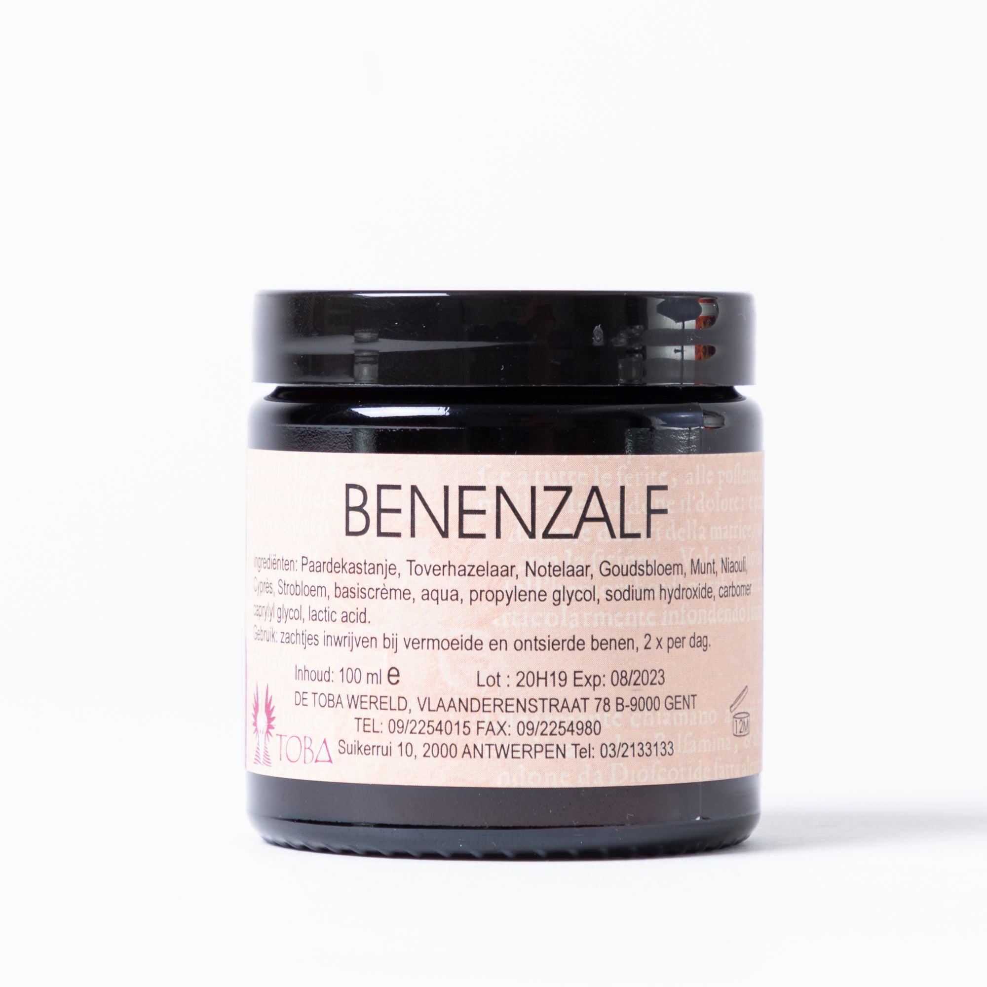 Toba Benenzalf | Zalf voor Vermoeide benen & Spataders | Bestel nu